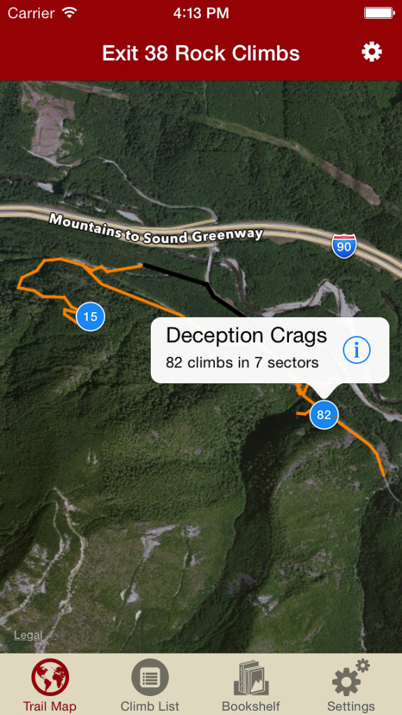 Exit 38 Rock Climbing guidebook