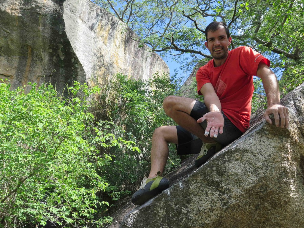Hillside Dams Zimbabwe Rock Climbing Guidebook author Derrick Starling