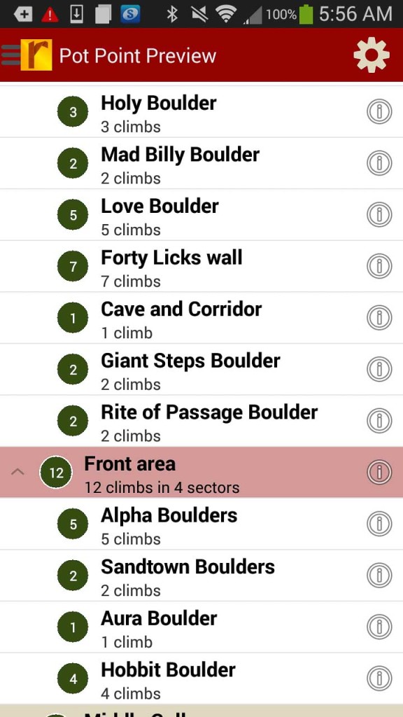 Pot Point Bouldering Guidebook