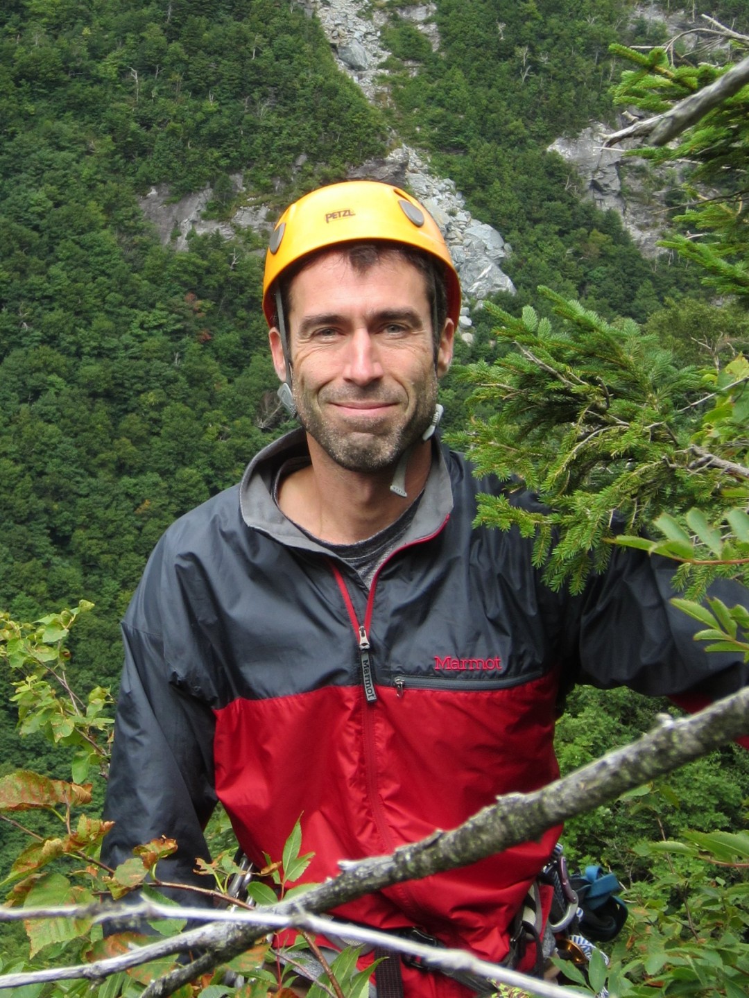 Vermont: Tough Schist rock climbing guidebook author Travis Peckham