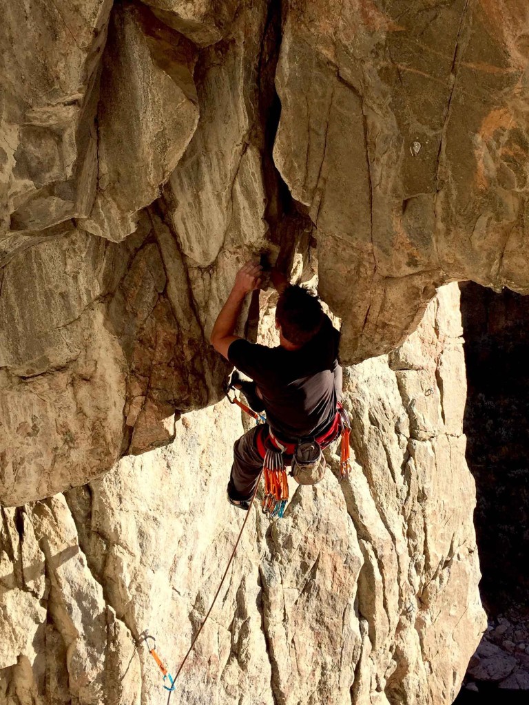 Cody Rock Climbing by Mike Snyder