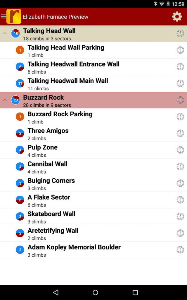 Elizabeth Furnace Rock Climbing Guidebook