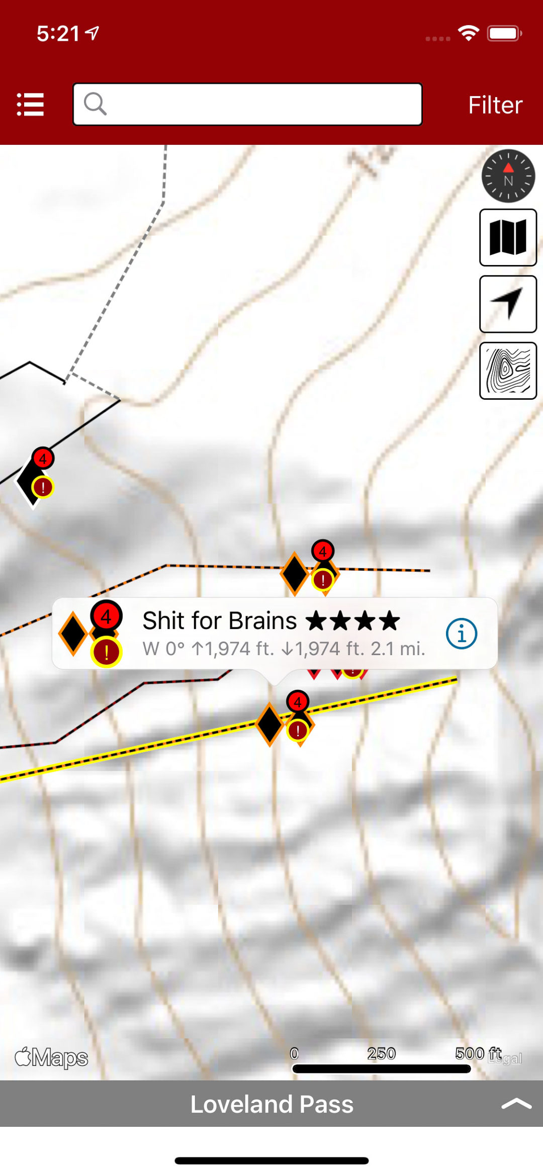 Backcountry Skiing Loveland Pass Colorado